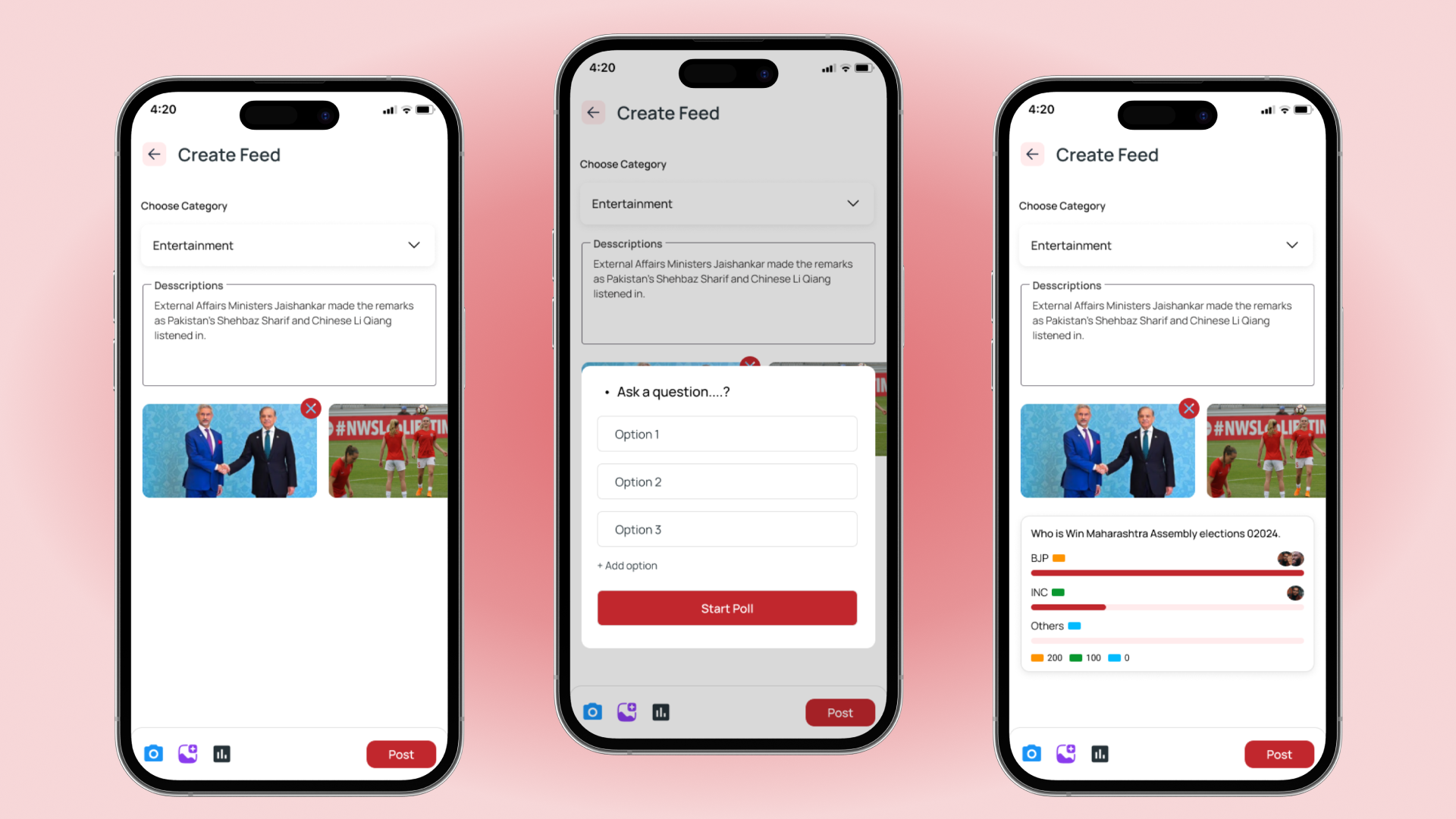 DTNews - Flutter News App (Android, iOS & Web) with Admin & Reporter Panel, Polling & Live ...